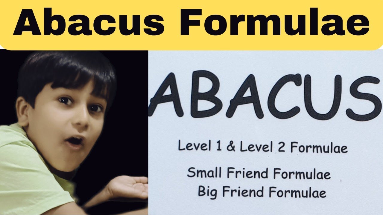 Abacus Formulae: The Secret Weapon for Lightning-Fast Math - YouTube