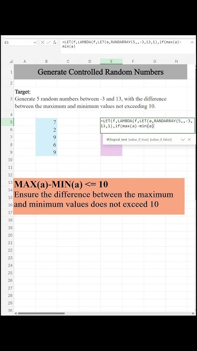 Excel Magic: Generate Controlled Random Numbers #exceltricks #exceltips #excelshortcuts - YouTube