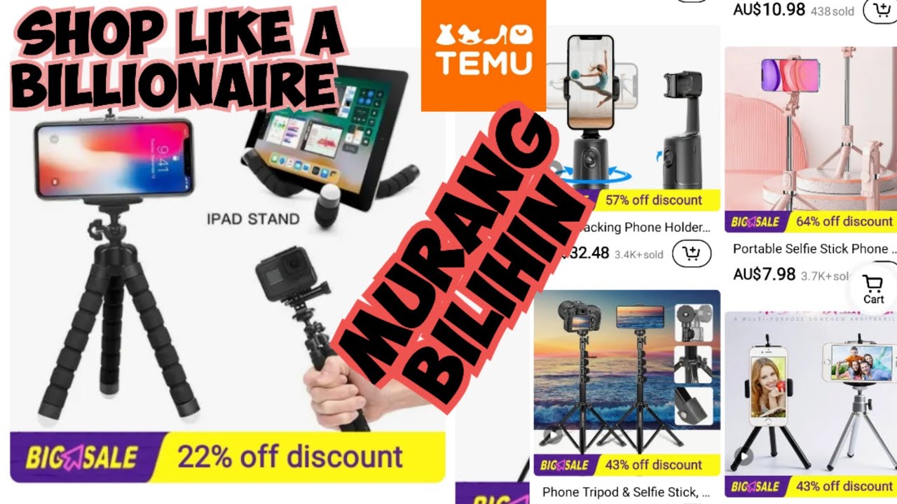 TEMU APP SHOP LIKE A BILLIONAIRE #temu #shoplikeabillionaire - YouTube