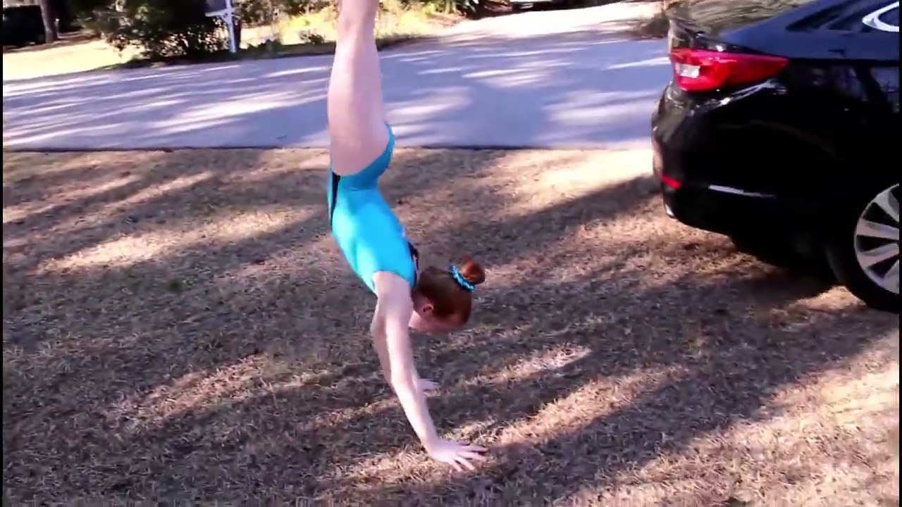 Gymnastics Walking Handstand Challenge Youtube