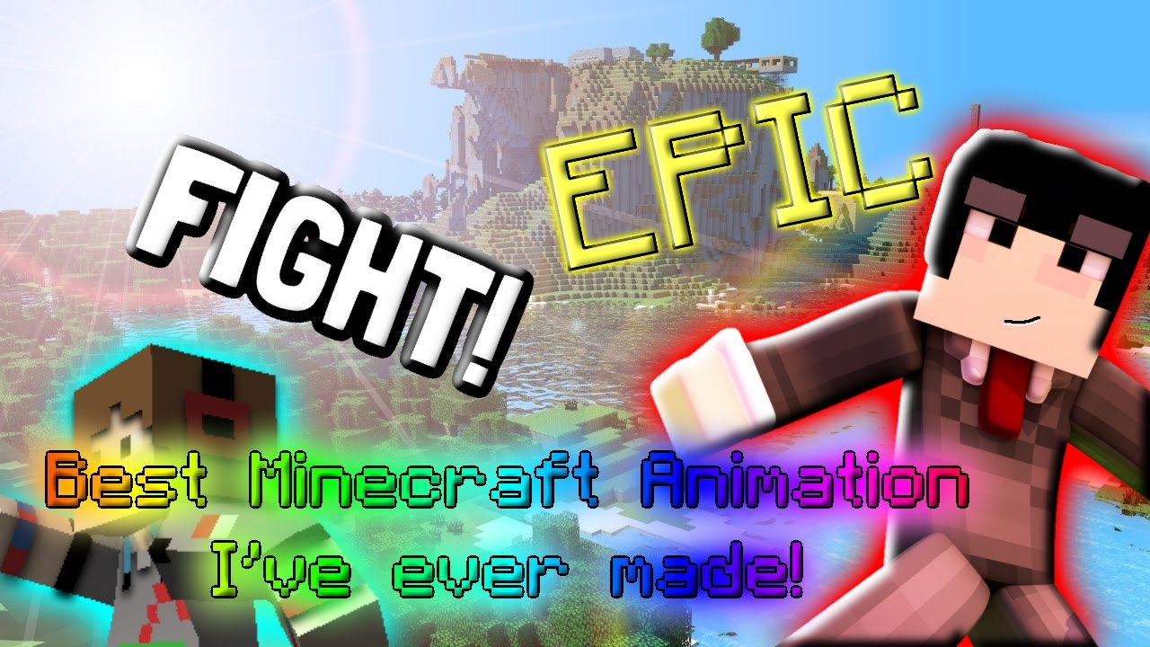 MY FIRST MINECRAFT FIGHTING ANIMATION!!! - YouTube