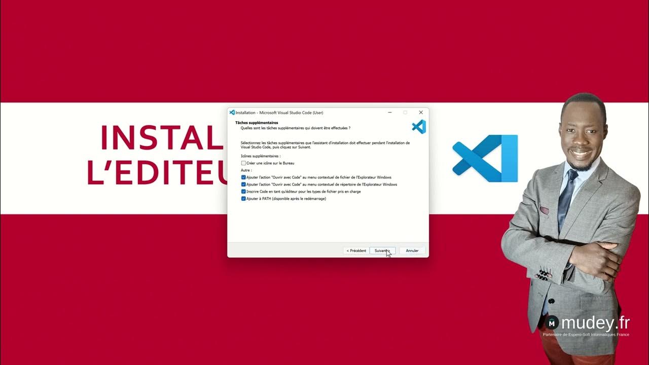 Cours 3 Installation de l'éditeur de code - YouTube