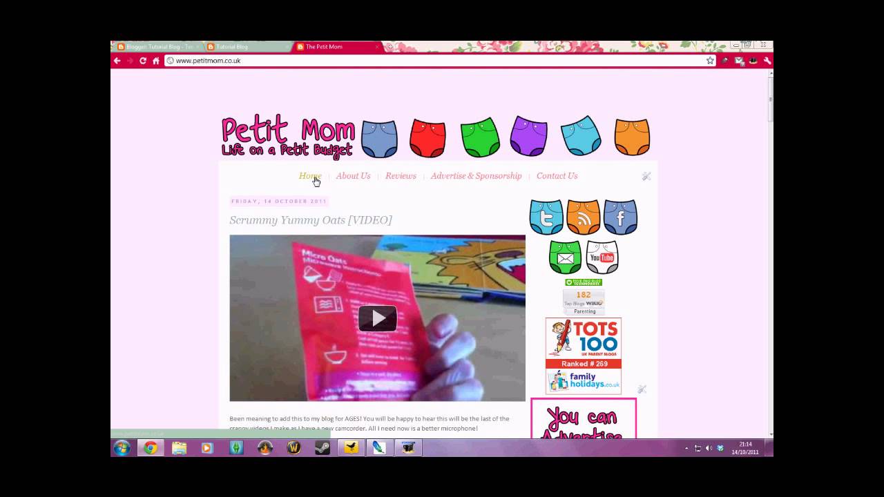 Tutorial Basic Css And Navbar For Blogger Youtube 1186