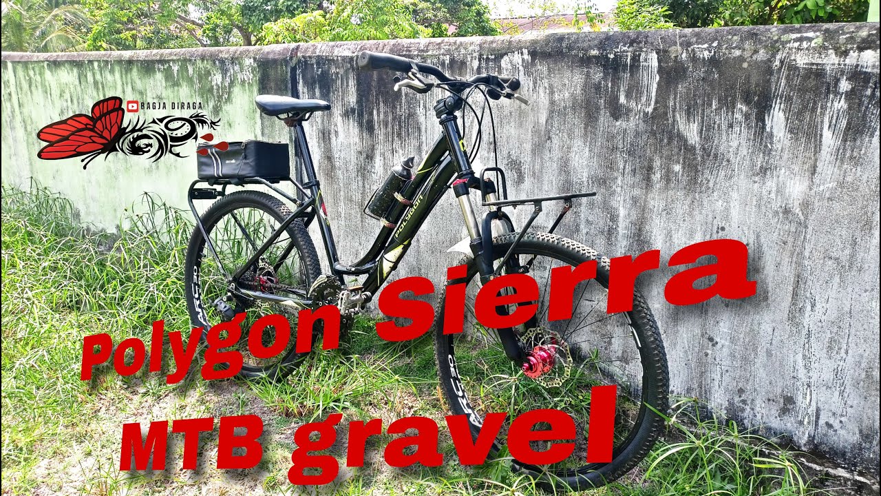 Modifikasi Polygon Sierra jadi MTB gravel - YouTube