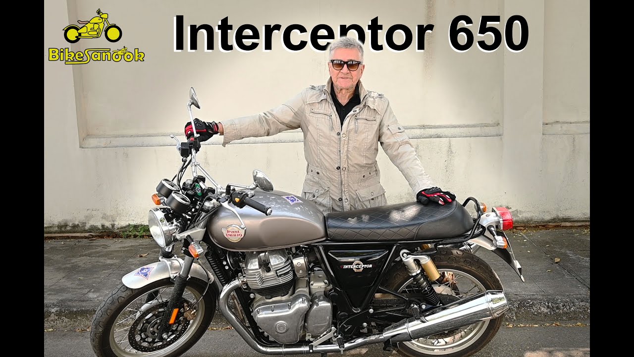BikeSanook meets RE Interceptor 650 - Ride with a smile! - YouTube