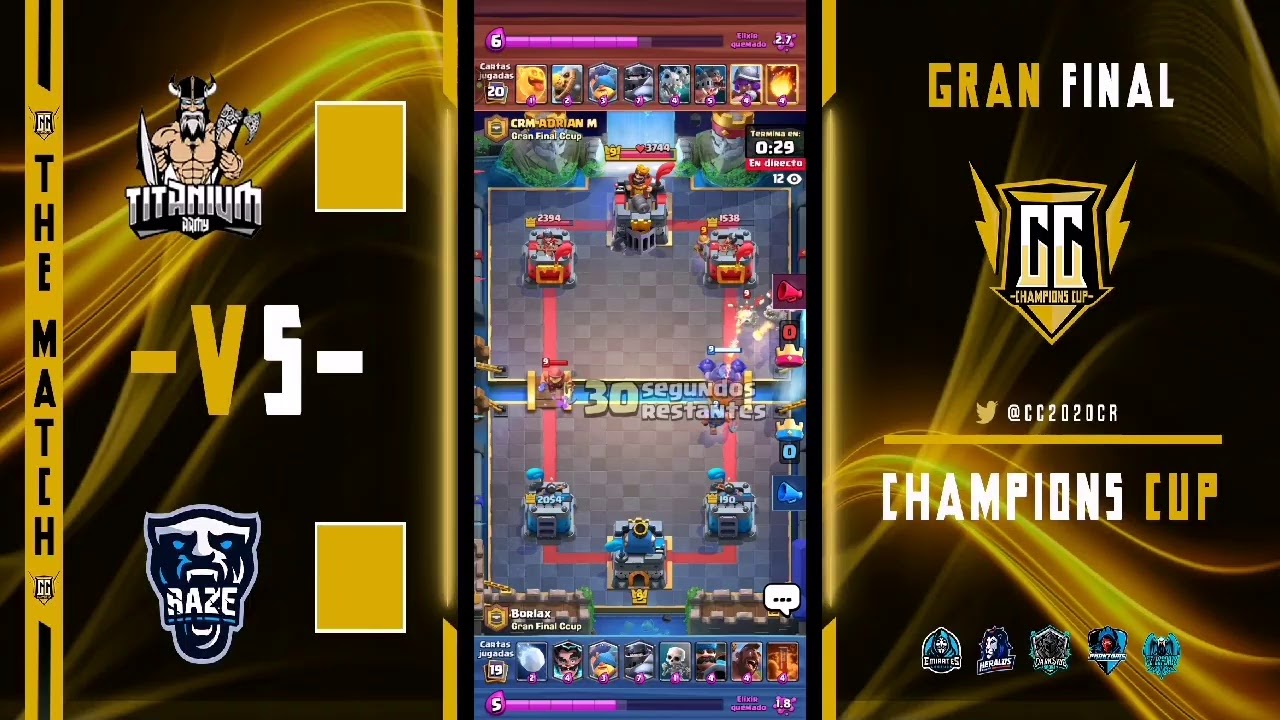 Champions Cup // Titanium Army vrs RaZe Esports // Gran Final - YouTube