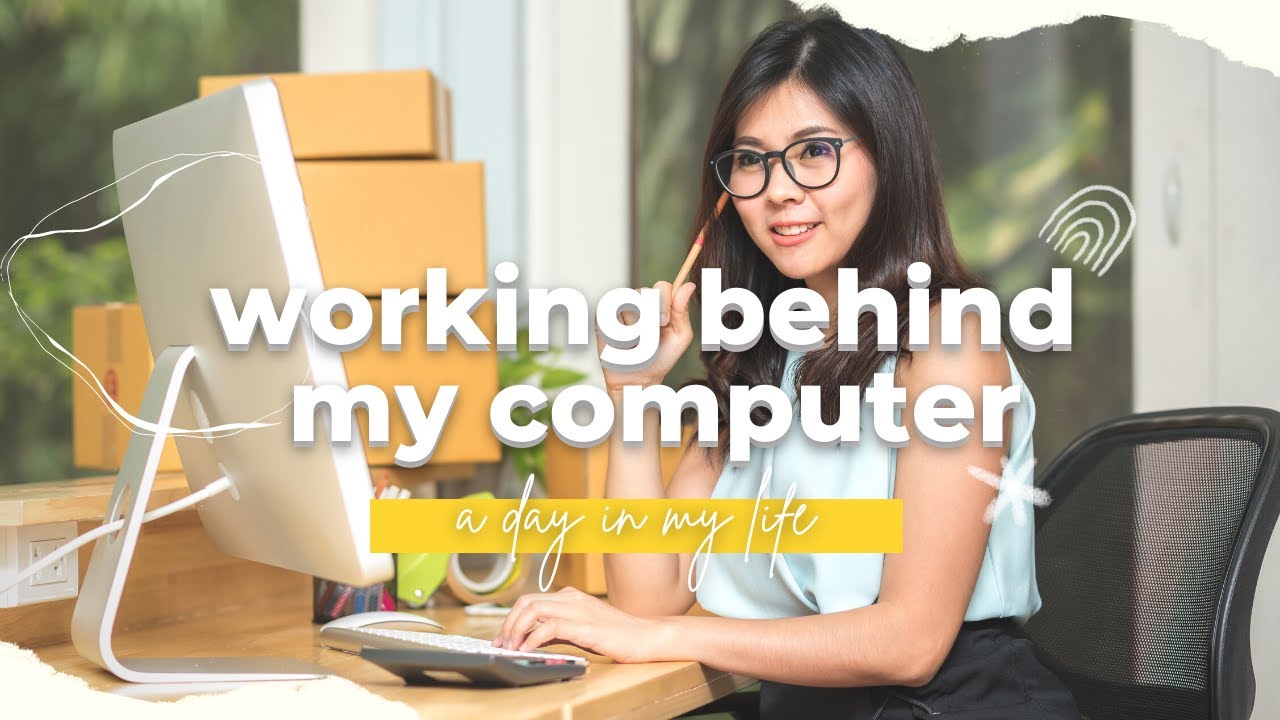 Working behind my computer - YouTube