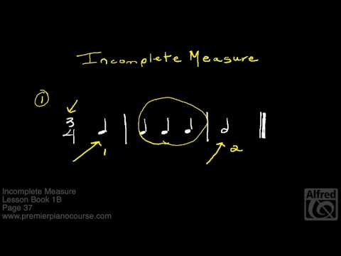 Lesson Book 1B, Page 37: Incomplete Measure - YouTube