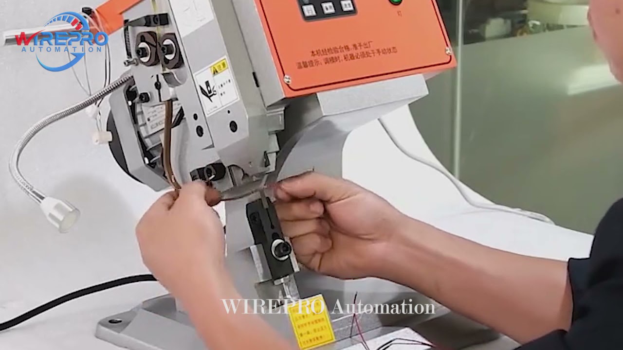 TP-S02 Wire Harness copper strip crimping machine copper tape splicing ...