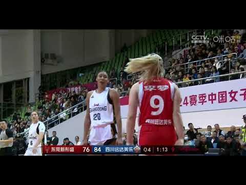 [WCBA|WNBA]: Wholesome fight between Li Meng (李梦) and Olivia Nelson-Ododa - YouTube