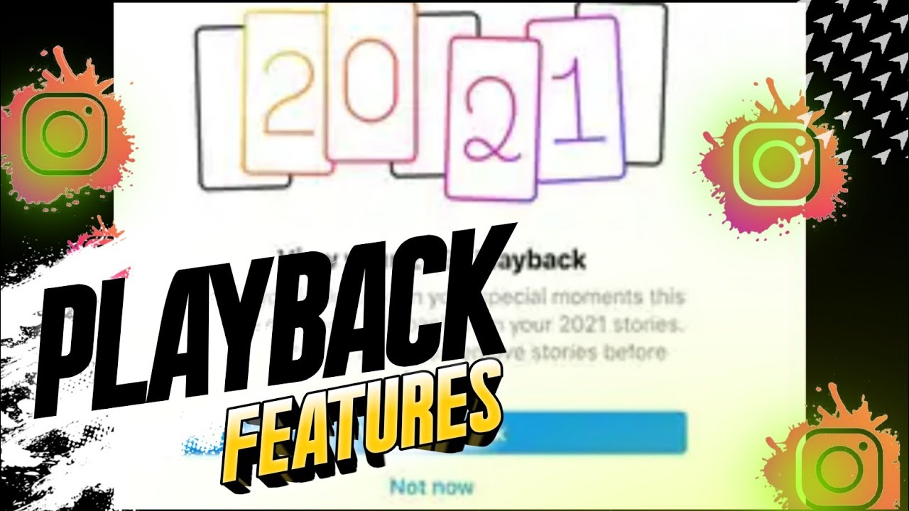 Instagram Playback 2021 New Feature!How To Use🤔 - YouTube