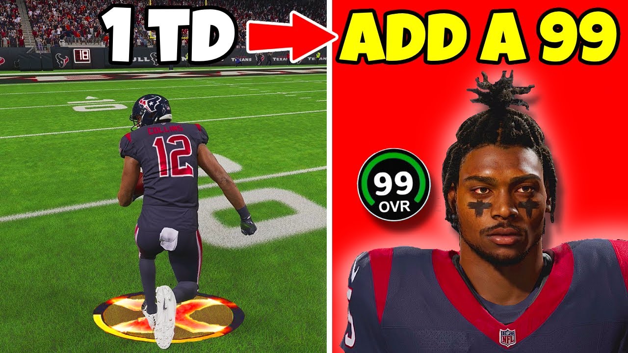 Score A Touchdown = Add A 99 Overall To The Texans - YouTube