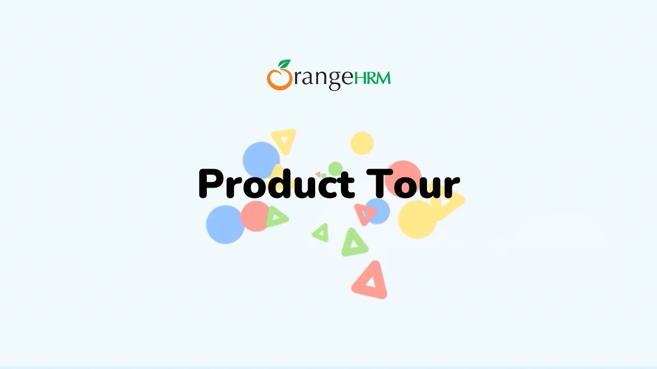 OrangeHRM Product Overview - YouTube
