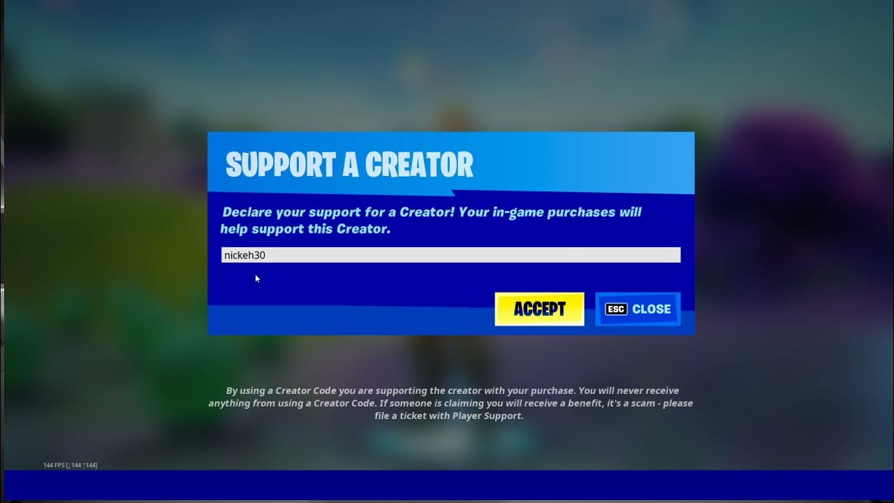 code nickeh30 no spaces in the item shop please and thank you - YouTube