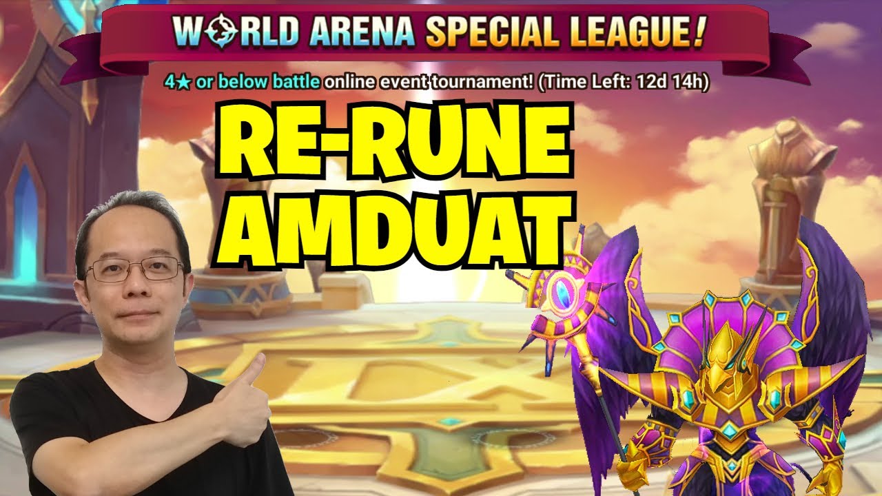 AMDUAT FIRST PICK and I HAVE TO RE-RUNE AMDUAT [Summoners War Reloaded ...