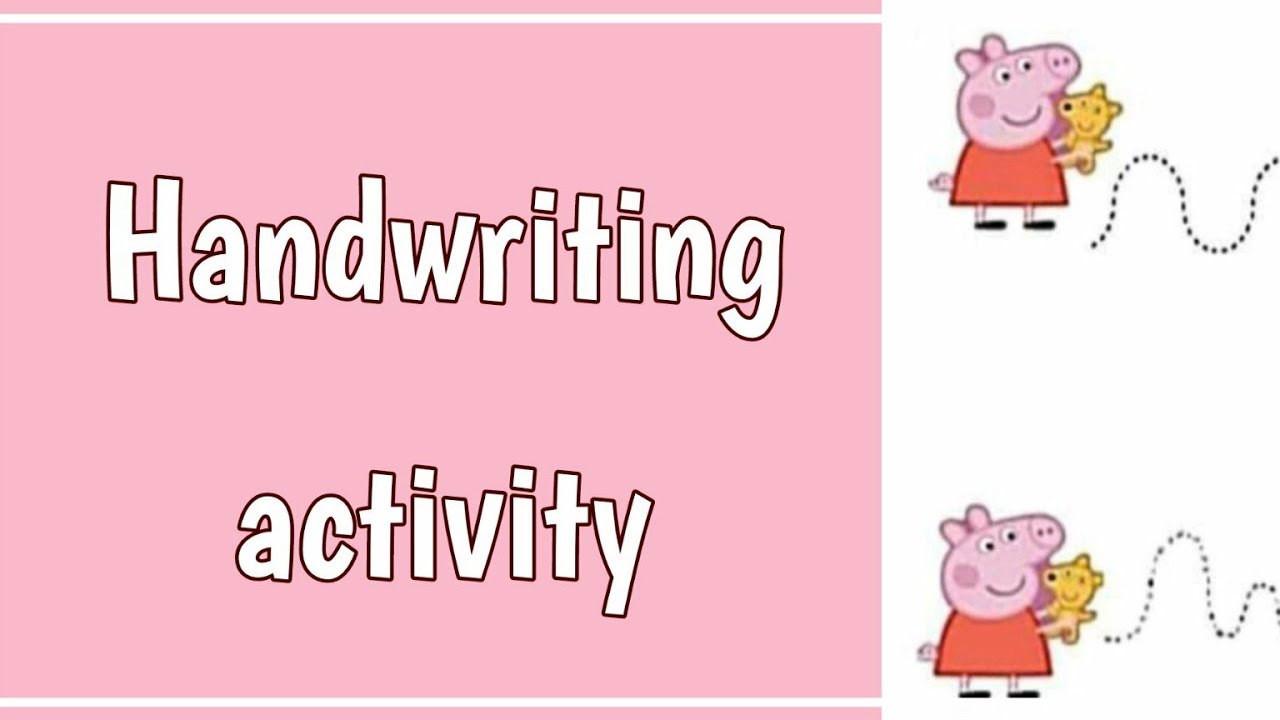Handwriting with Peppa Pig | Kateryna Dereka - YouTube