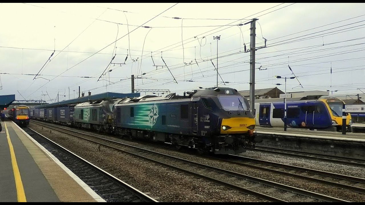 BUSY day at Doncaster with WCML diversions!! Part 1 , 25th February ...