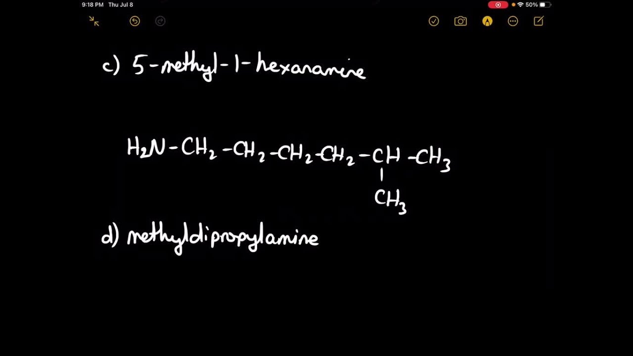 Draw the structure of each of the following compounds: a. 2 -methyl- N ...