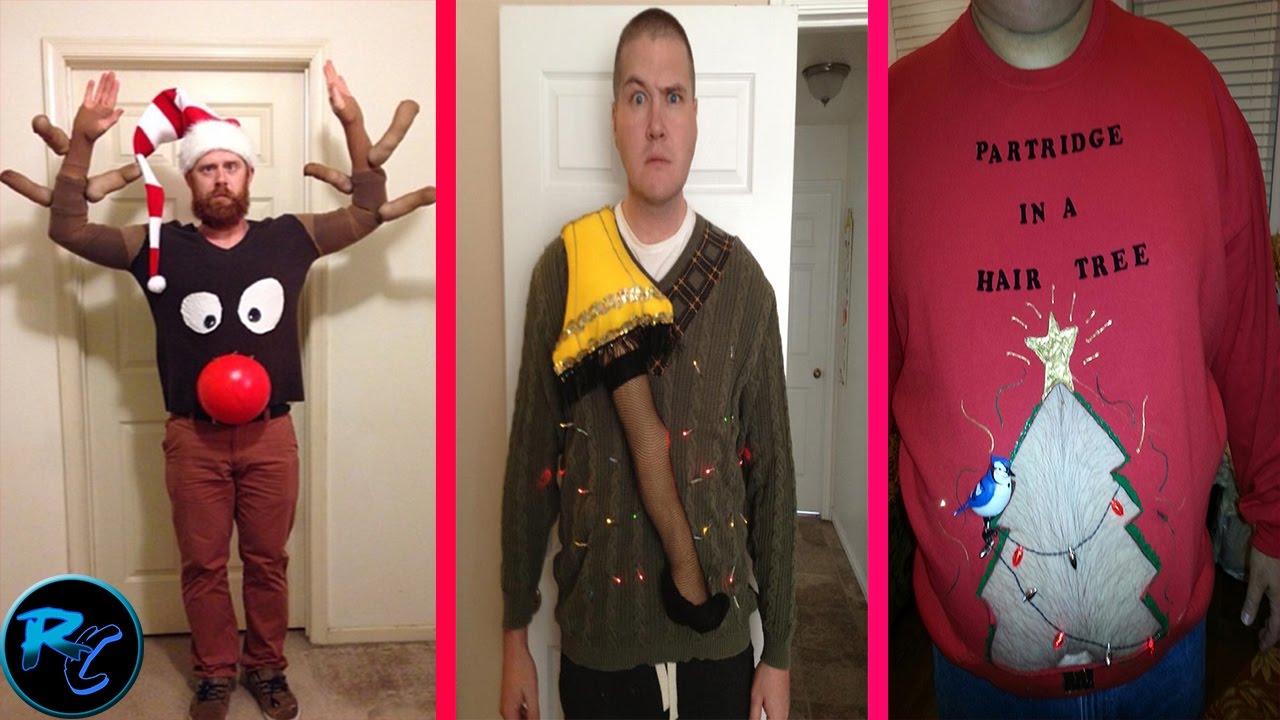 20 Ugliest Christmas Sweaters Ever - YouTube
