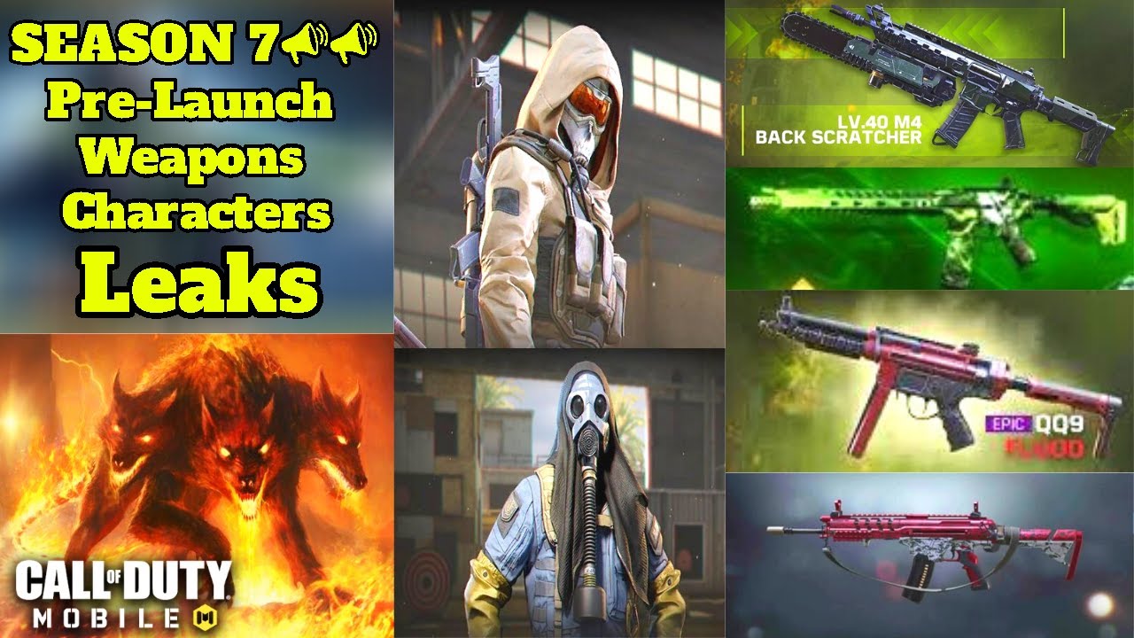 📣SEASON 7📣 Pre-Launch Weapons & Characters Leaked | S7 Cod Mobile | S7 ...