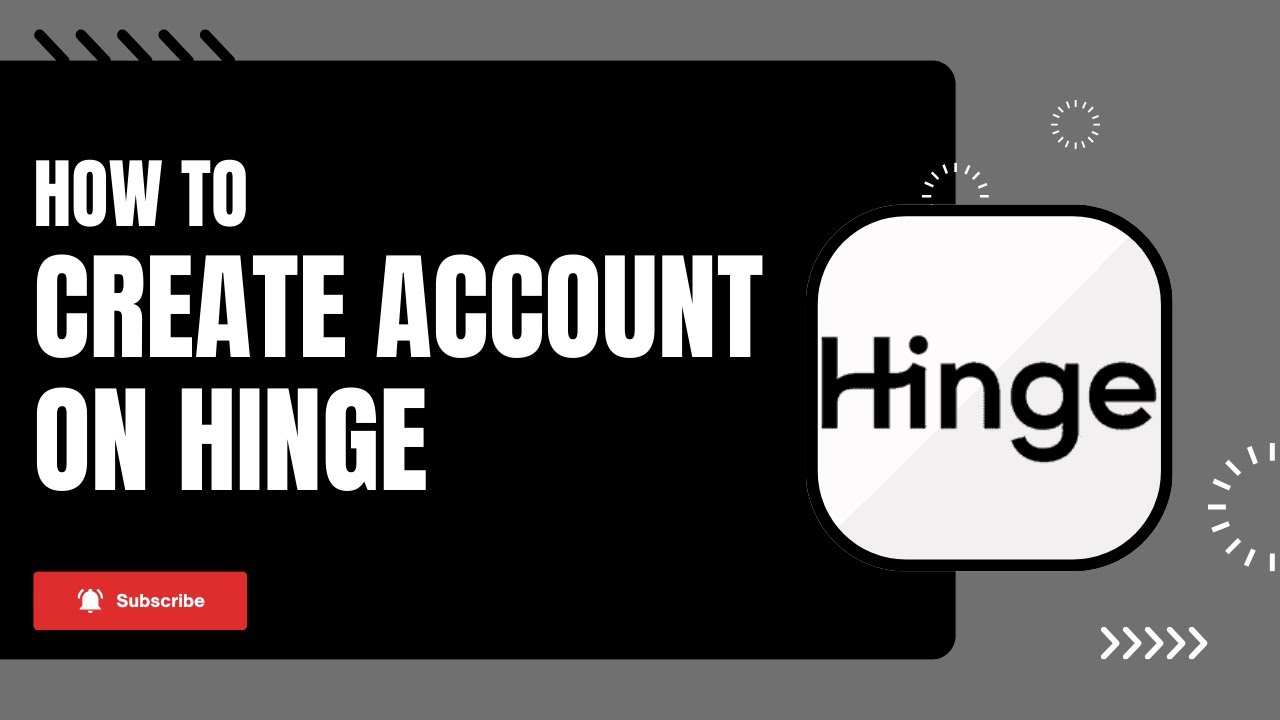 How to Create a Hinge Account - YouTube