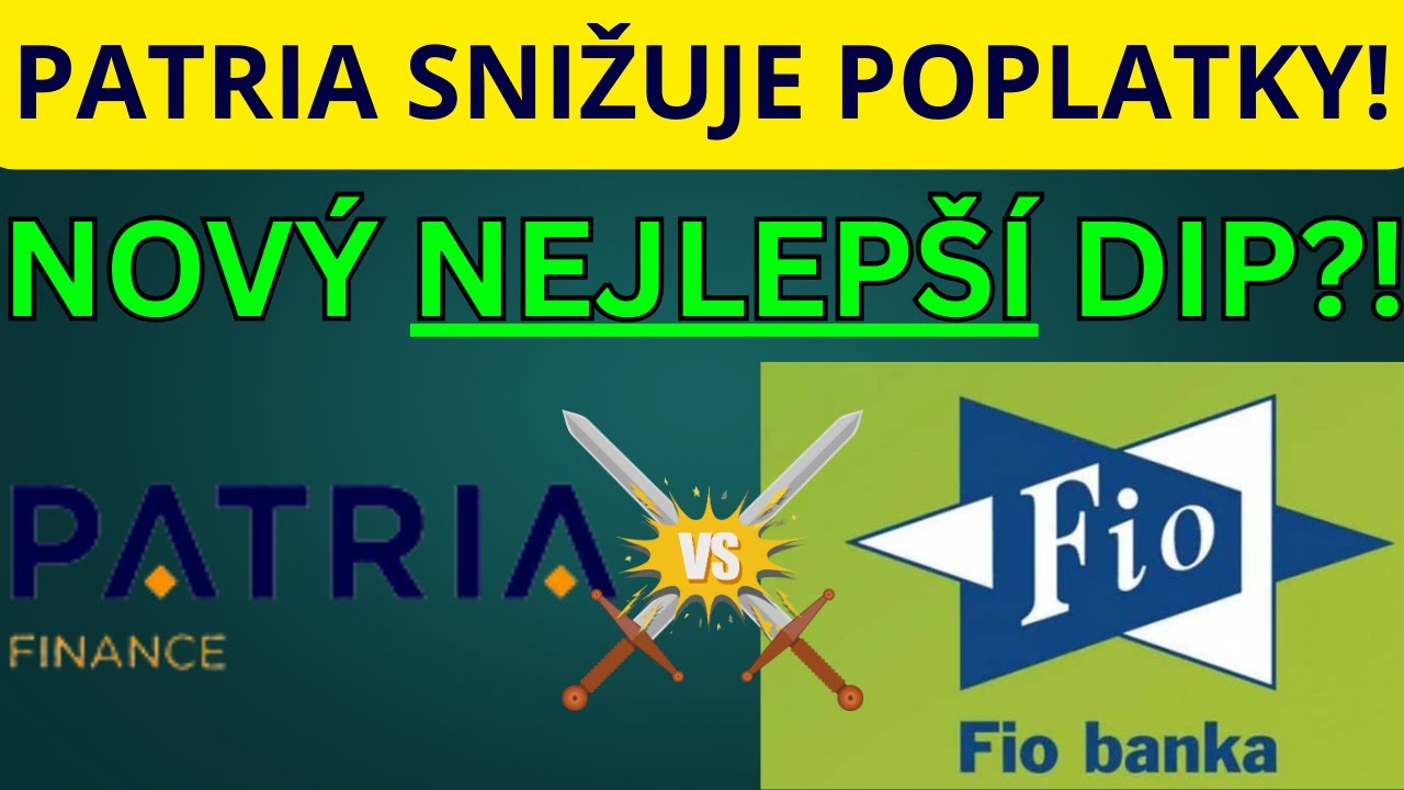NOVÝ NEJLEPŠÍ DIP V ROCE 2025? Patria snižuje poplatky! - YouTube