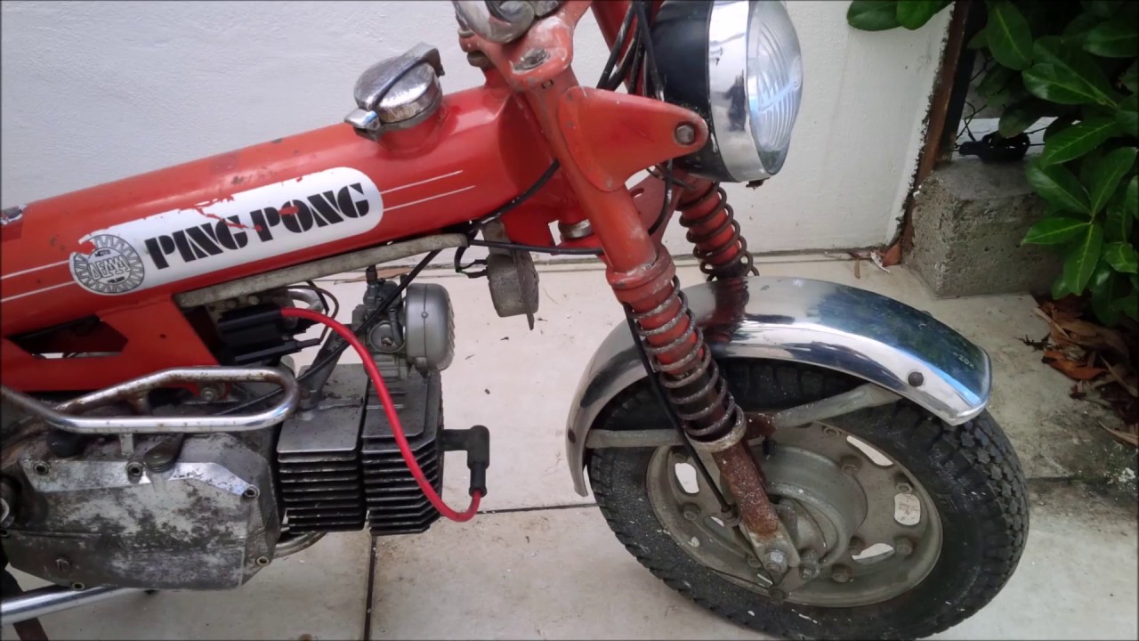 DEMM ping pong Motorcycle - "La mob de plage" - next restoration - YouTube