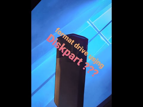 Format a drive using Diskpart ???
