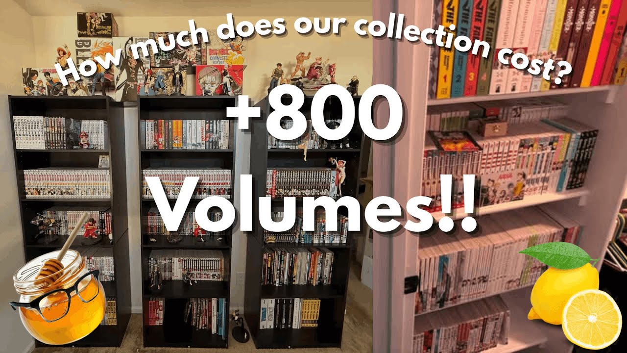 How much does our manga collections cost? - YouTube