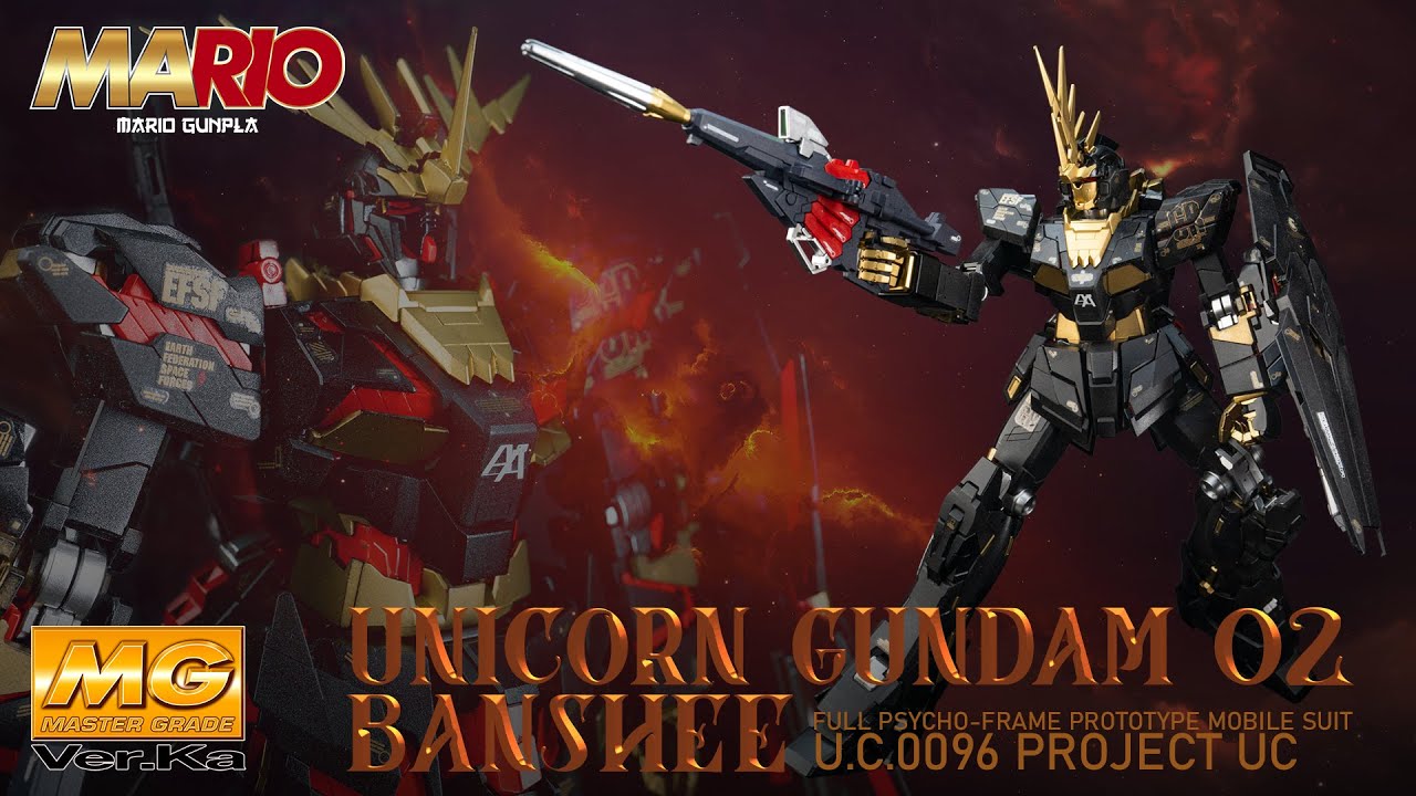 [Gundam] MG Ver Ka 1/100 Unicorn Banshee | Speed Build | Build Gunpla ...