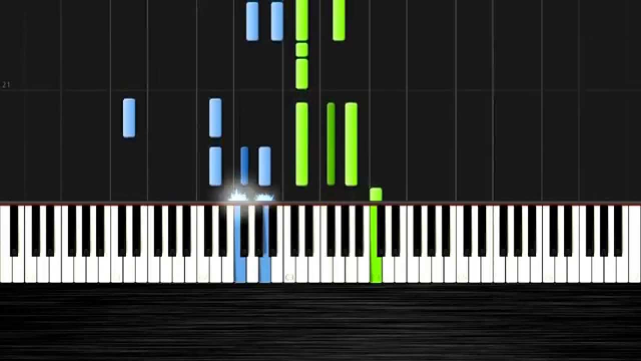 Star Wars - Main Theme - Piano Tutorial by PlutaX - Synthesia - YouTube