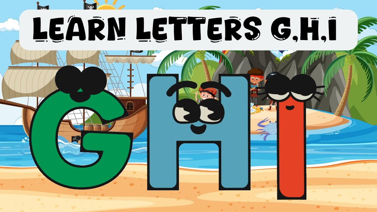 Learn Letters G, H, I | Fun ABC Phonics Song for Toddlers | Early ...