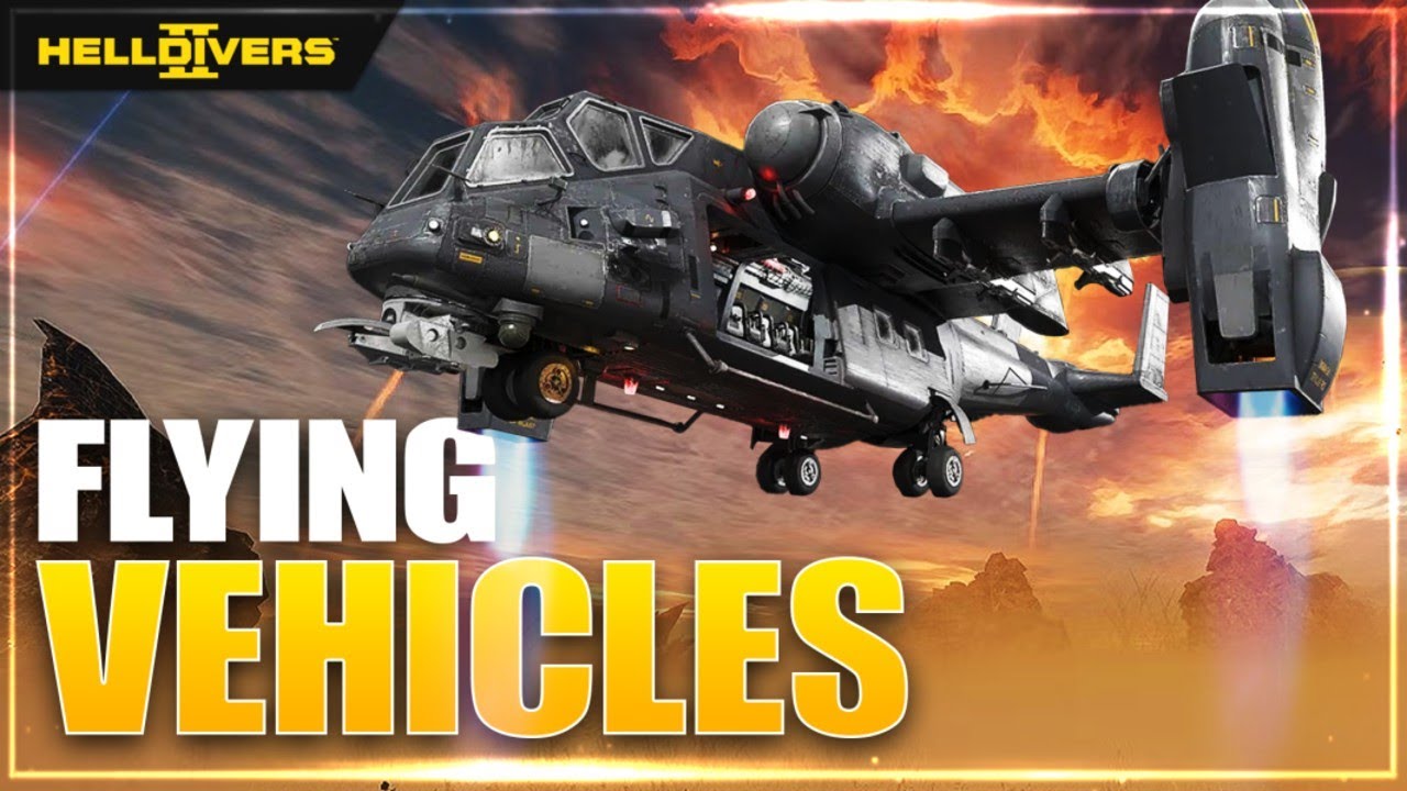 Helldivers 2 New Flying Vehicle & Super Bomber Update First Look - YouTube
