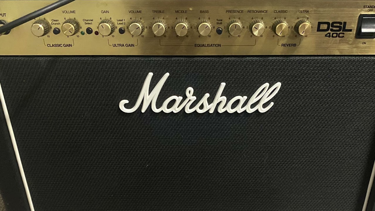 Marshall DSL 40c - 80s Rock Tone - YouTube