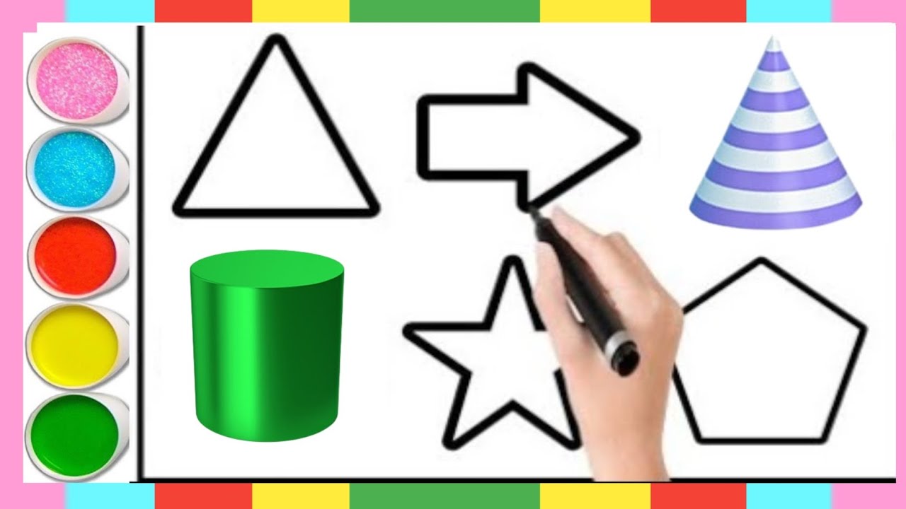 2d and 3d shapes for kids | 3d shapes name | Names of shapes | 2d ...
