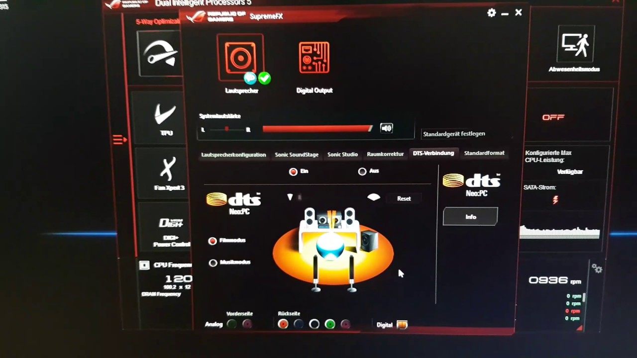 Dolby DTS AKTIVIEREN auf einem Asus Mainboard - YouTube