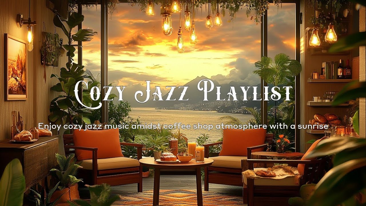 ☕ Cozy Jazz Music in a Coffee Shop Ambience: Relaxing Sounds ...