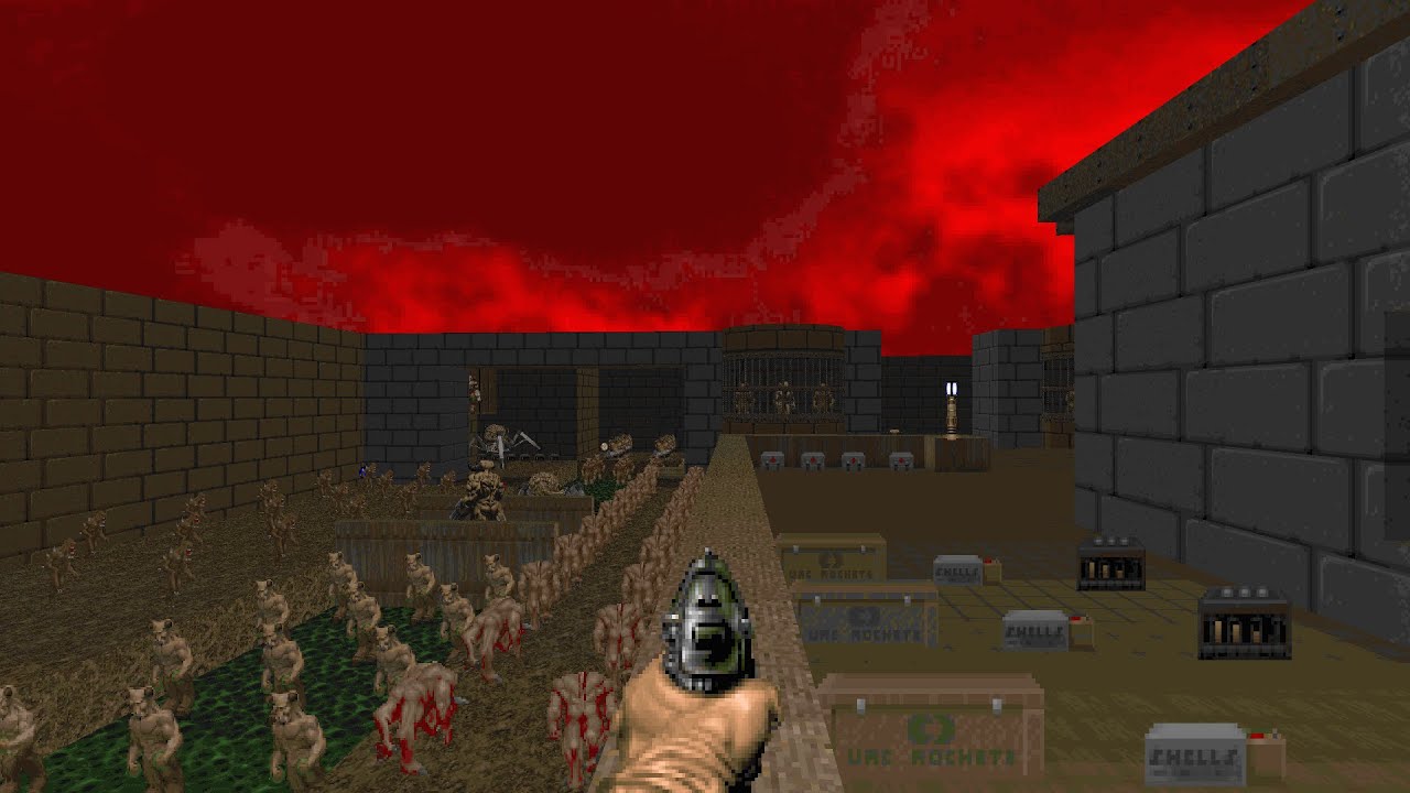 Doom 2: Alien Vendetta (w/ MIDI Pack) - Map 32: No Guts No Glory (UV ...