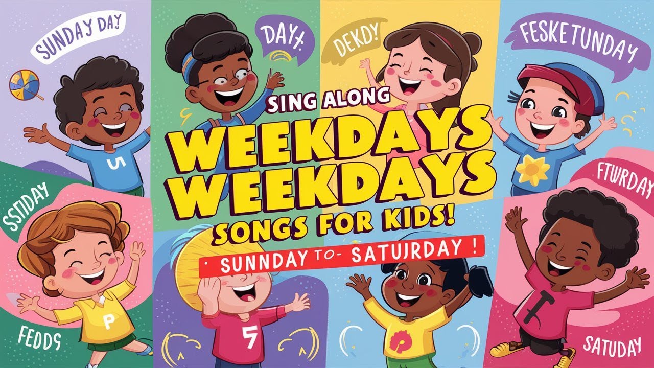 Sunday Monday Weekday Wonderland: Fun Rhymes for Kids Sunday-Saturday ...