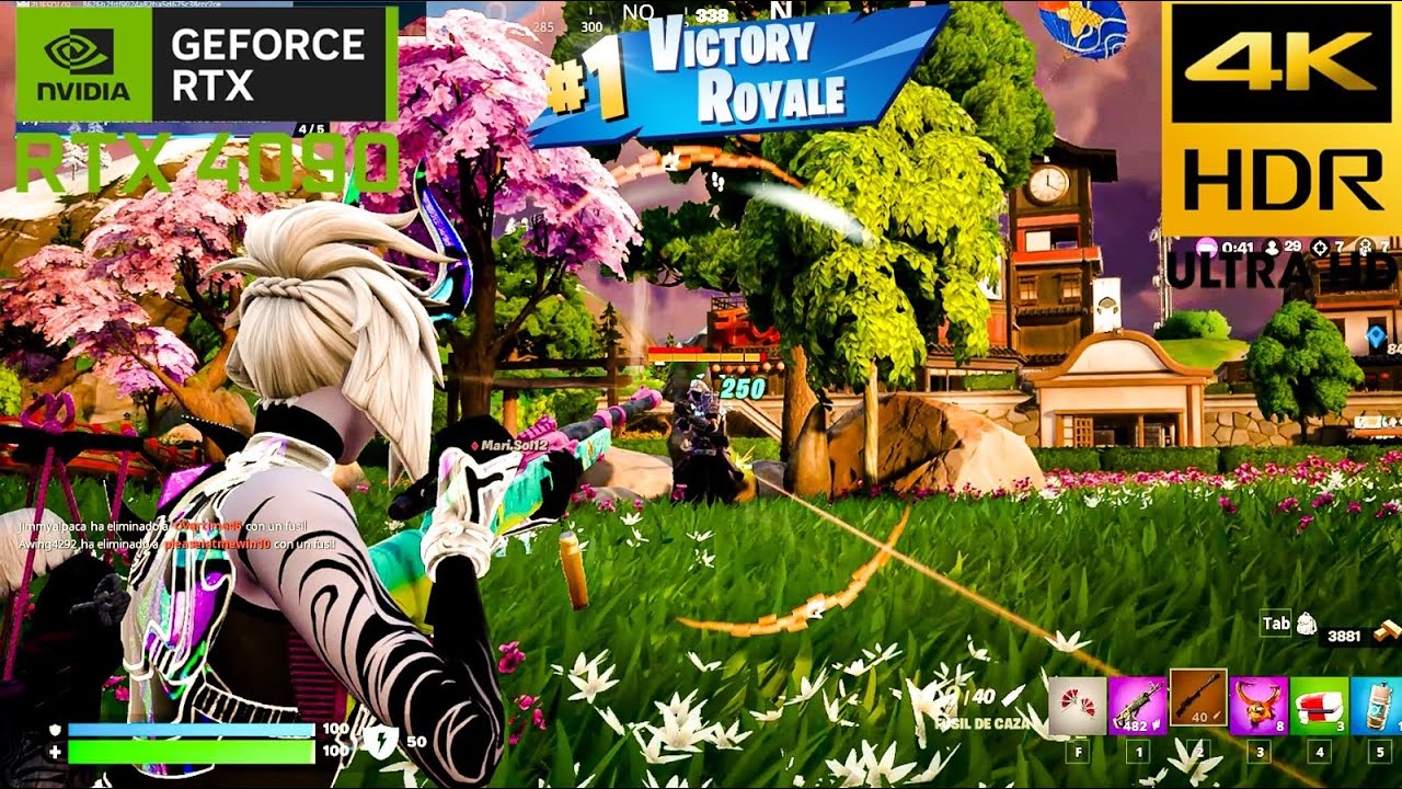RTX 4090 4K Max Graphics + RTX ON | Chapter 6 #fortnite - YouTube