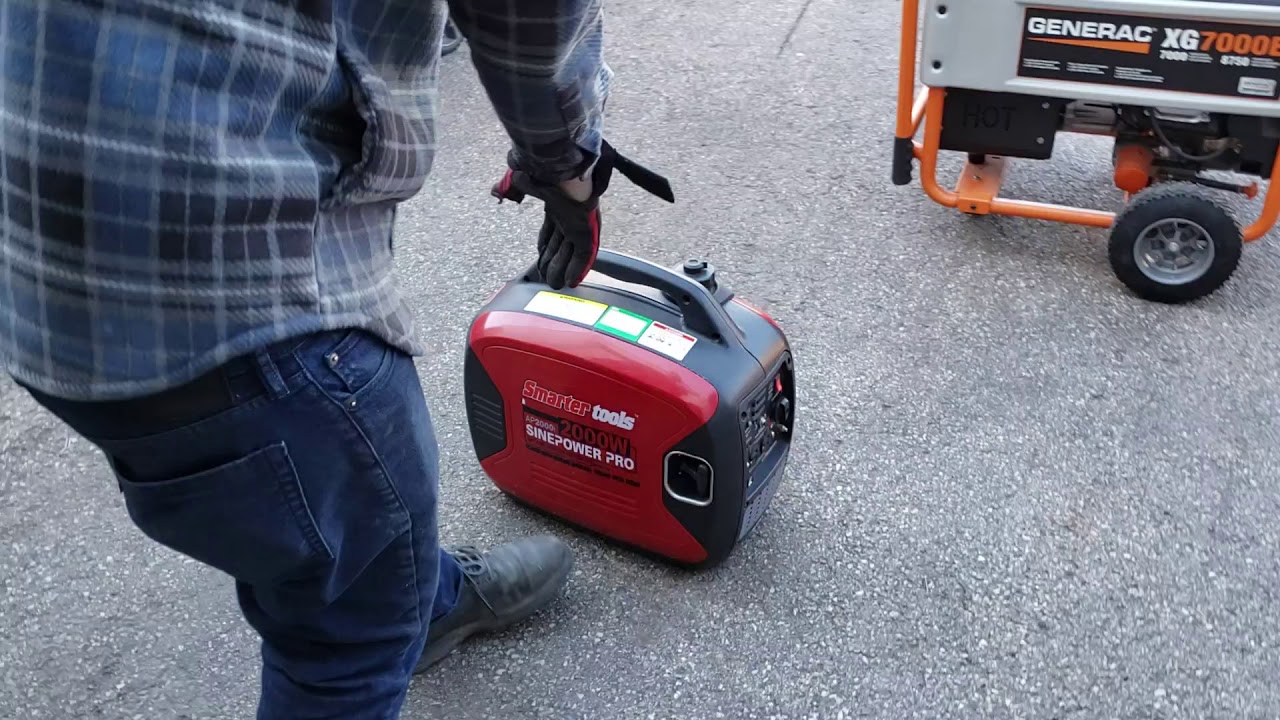 GovDeals: Smarter Tools AP2000i, 1600 Running Watts/2000 Sta - YouTube