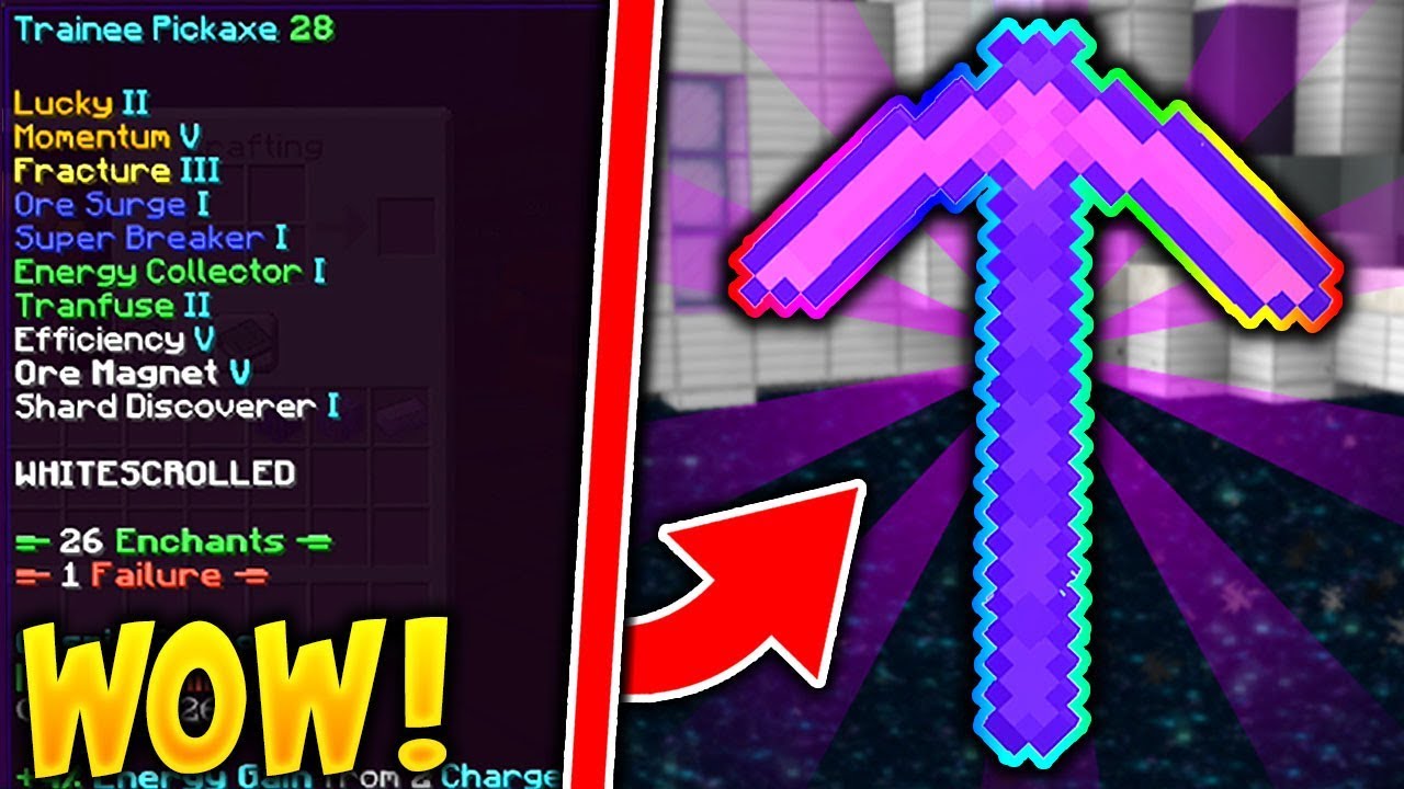I made HUGE UPGRADES to my PICKAXE! | COSMIC PRISONS #4 (Minecraft ...