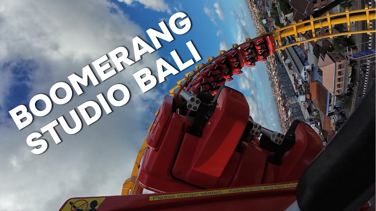 Bali's ONLY Rollercoaster the Boomerang at Trans Studio Bali in ...
