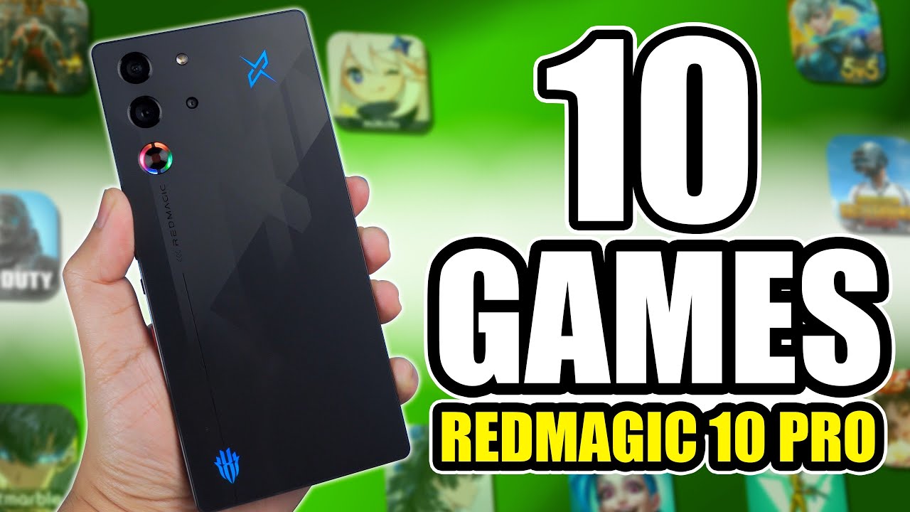 REDMAGIC 10 Pro - 10 GAMES TESTED - YouTube