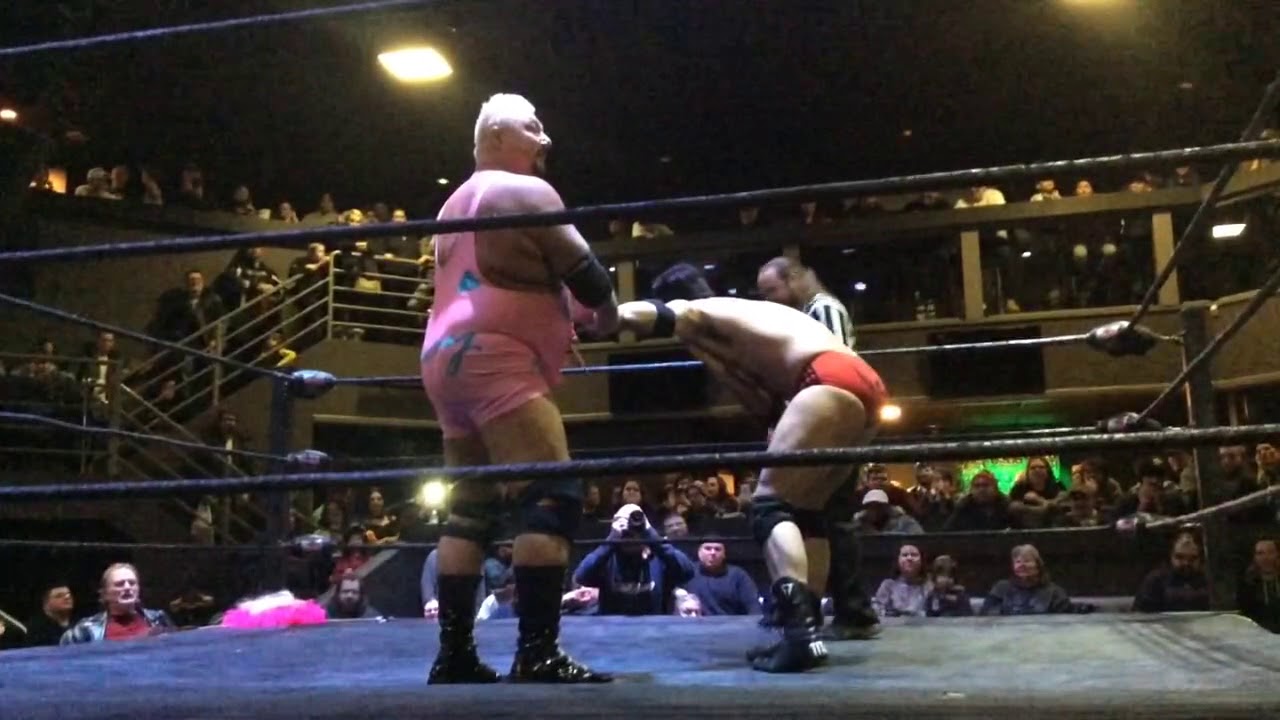 Sylvester J. Fox receives a DDT from Jake The Snake Roberts - CWE ...