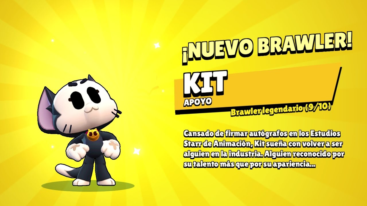 DESBLOQUEO a el BRAWLER *KIT* EN BRAWL STARS - YouTube