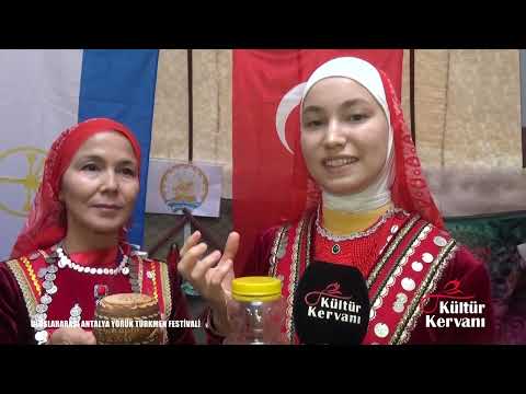 Başkurt Kızları Rusya'dan Yörük  Festivaline Gelerek  Güzel Bir Sunum Yaptılar.