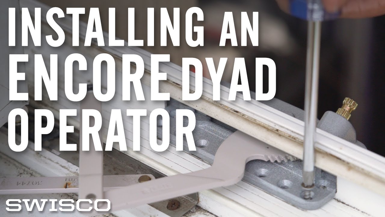 Installing an Encore Dyad Operator - YouTube