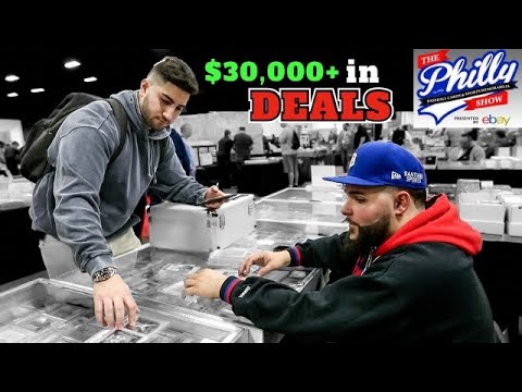 $30,000+ IN DEALS MADE ! NONSTOP DAY 1 PHILLY CARD SHOW VLOG - YouTube
