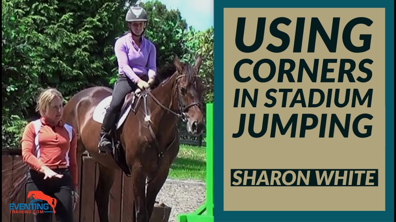 Using Corners In Stadium Jumping - Sharon White - YouTube